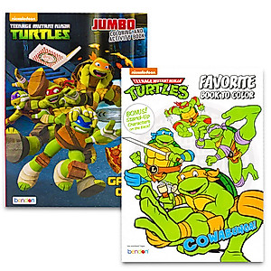 Teenage Mutant Ninja Turtles Coloring and Activity Book Set With Stickers