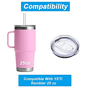 25 oz Lid Compatible for YETI Rumbler lid 25 oz Tumbler,Replacement Lids Accessories Compatible for YETI 2Pcs