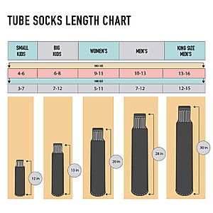 Yacht & Smith Men's & Women's Wholesale Bulk Cotton Tube Socks, Referee Style, by SOCKS'NBULK