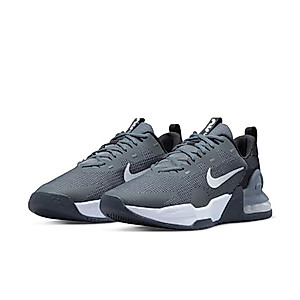 NIKE Men's M Nike Air Max Alpha Trainer 5 Sneaker, Smoke Grey White Dk Smoke Grey Dark Grey, 9 UK