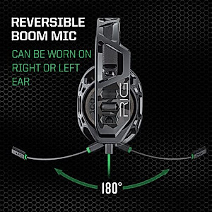 RIG 100HX Open Ear Premium Chat Headset – for Xbox Series X/ S, Xbox One, Playstation PS5, PS4, Nintendo Switch, Mobile, & PC with 3.5mm – Noise Canceling Mic (Black with Urban Camo)