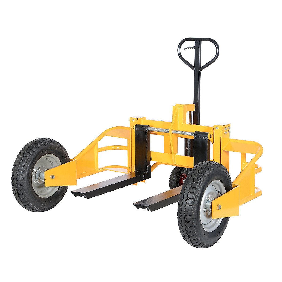 Vestil ALL-T-HD Heavy Duty All Terrain Pallet Truck, 2500 lbs Capacity, 32" Length x 12" - 26-3/4" Width Fork