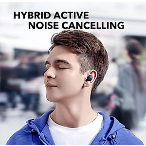 Soundcore by Anker Life Dot 3i in-Ear Noise Cancelling Truly Wireless Headphones, IPX5 Waterproof, Black (Renewed)