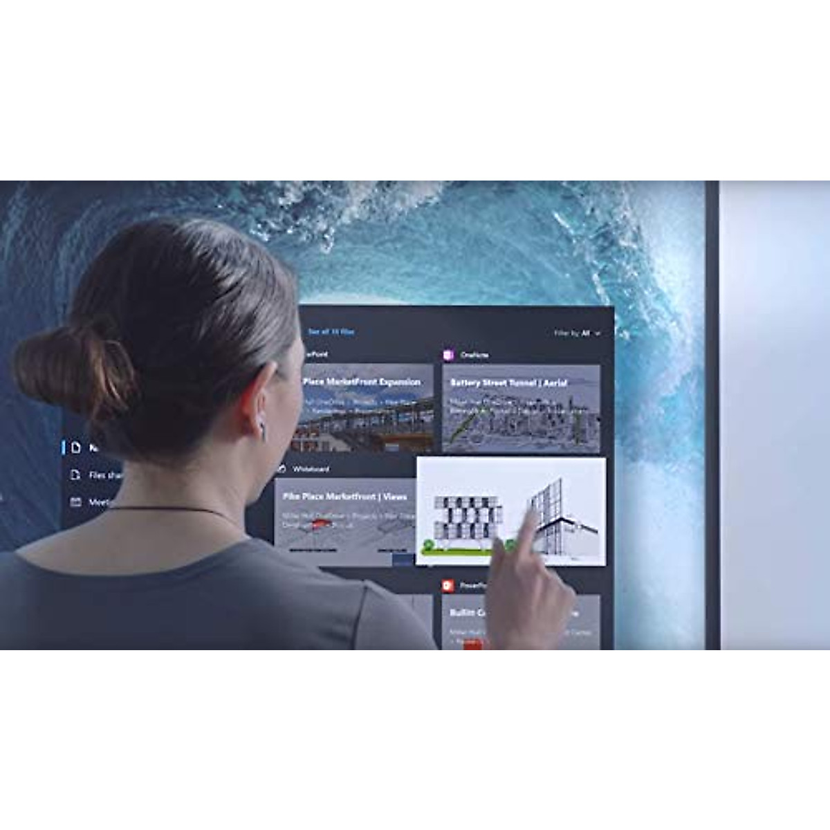 Microsoft Surface Hub 2 50" PixelSense Display + Mobile Stand, Intel Core i5, 8 GB RAM, 128 GB SSD (Hub)