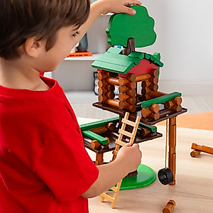 Lincoln Logs 2 Tiered Tree House Building Set, Educational Toy, Gift for Kids, Girls and Boys, STEM Retro Classic Toy