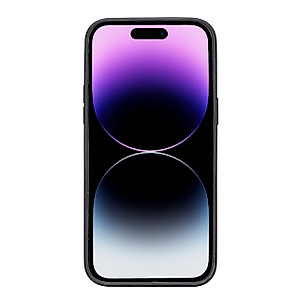 Venito Fermo Leather Wallet Case Compatible with iPhone 14 Pro Max Crossbody Case - Extra Secure with RFID Blocking (Leopard Pattern)