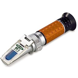 Vee Gee Scientific BX-1 Handheld Brix Refractometer, Industrial-Grade, 0-32% Brix Range, 0.2% Resolution, ±0.2% Accuracy, 1-Year Warranty