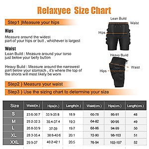 Relaxyee Protective Padded Shorts, Impact Resistance Sportswear Outdoor Impact Protective Gear for Snowboard, Skate, Ski, Skateboard, Unisex, 3D Protection for Hip, Butt and Tailbone (Small)