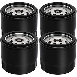Drblawi Compatible with 4 Pack Professional 12 050 01-S Oil Filter Fits for Kohler Engine Lawn Mower Troy Bilt Bronco 12 050 01 1205001-S 12 050 01-S1 YTH20K46 KT715 SV470-SV620 Lawn Mower Oil Filter