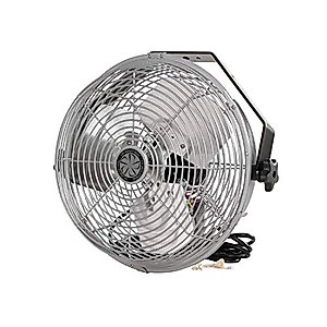 TPI Corporation U12-TE Industrial Workstation Fan, Mountable, Single Phase, 12" Diameter, 120 Volt