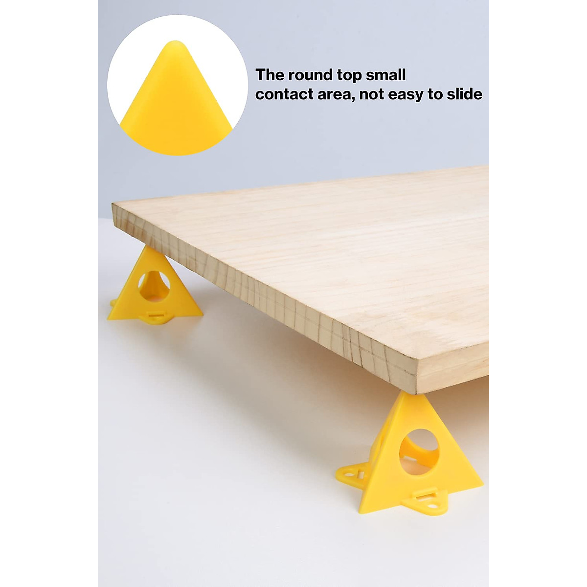 Lytool 50pcs Pyramid Stands Painting Stands, Painting Pyramids, Mini Cone Paint Stands for Canvas and Door Risers Support, Paint Pouring Suppliers, Cabinet Paint for Painter Elevated, Canvas Stand