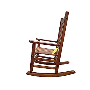 Rockingrocker - K086NT Durable Natural Child’s Wooden Rocking Chair/Porch Rocker - Indoor or Outdoor - Suitable for 4-8 Years Old
