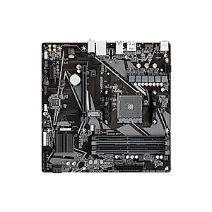 GIGABYTE B550M K Motherboard, Supports AMD AM4 Ryzen 5000 Processors, Micro-ATX, DDR4, Dual M.2, SATA 6Gb/s, Realtek GbE LAN, PCIe 4.0