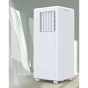 NeepNuuk Portable Air Conditioners with Remote Control, 8000 BTU Air Conditioner Portable, 3-IN-1 Quiet AC Unit, 2 Speeds, 24H Timer,Energy Savings for Room Bedroom Office, White