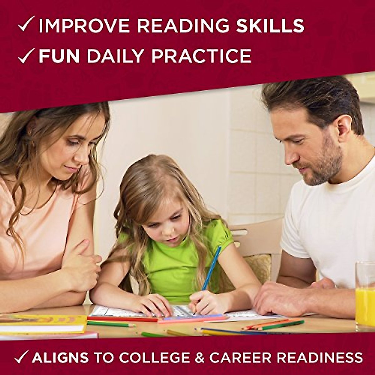180 Days of Reading: Grade 1 - Daily Reading Workbook for Classroom and Home, Sight Word Comprehension and Phonics Practice, School Level Activities Created by Teachers to Master Challenging Concepts