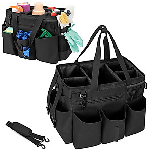 IBVIVIC Wearable Cleaning Caddy Bag for Cleaning Supplies,Large Capacity Cleaning Organizer Tote Bag for Cleaners Housekeepers