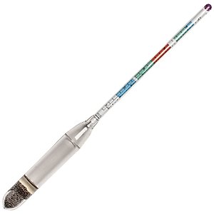 SP Bel-Art, H-B DURAC Triple Scale Beer and Wine Hydrometer, Polycarbonate (B61800-6000)