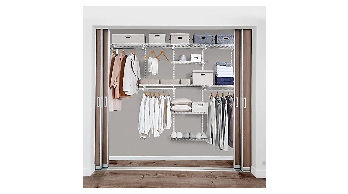 Homde Adjustable Closet Organizer: Custom DIY Storage Kit