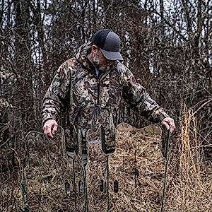 Summit Outdoor GhostBlind® Phantom™ Bundle, 6-Panel Mirror Hunting Blind, Ground Hunting Blind with Height Extenders