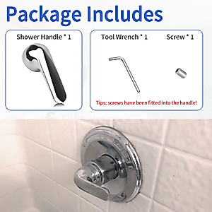 H79 Single Metal Lever Handle - Compatible with Delta 1300/1400 Series H79 Handle Replacement Part, Faucet Handle fit for Delta Tub - Chrome Bathroom Accessories