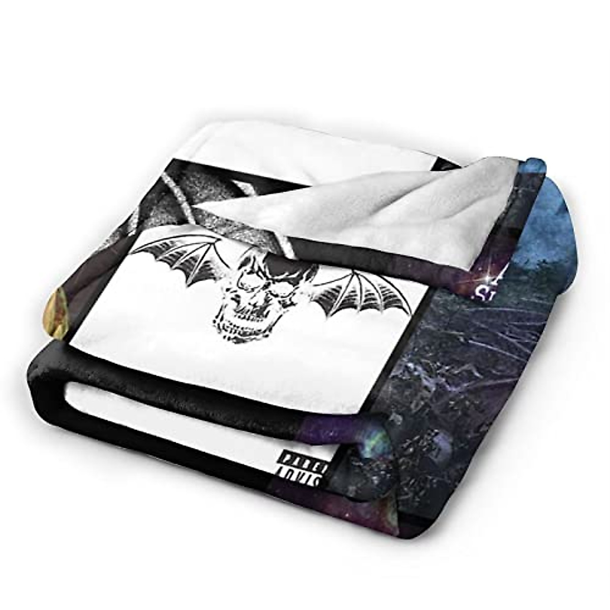 Heavy Metal Avenged Music Sevenfold Blanket Throw, Ultra-Soft Fleece Flannel Blanket Lightweight Throw Blankets for Couch Sofa Living Room for Kids Adults 80"X60"