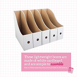 Totally-Tiffany SCRAPRACK STORAG Box 13.25X13, White