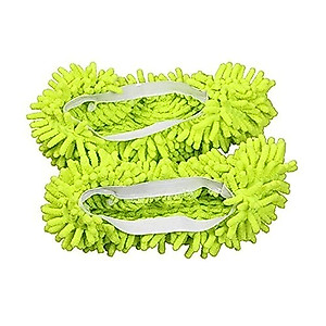 DECHOUS 3 Pairs Floor Mops Floor Cleaning Slippers Cleaning Mops Floor Dust Dirt Hair Cleaner Cleaning House Slipper House Dusting Slippers Lay Shoe Cover Dust Mop Slipper Mop Cap The Lazy