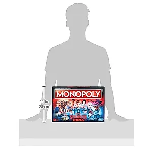 Monopoly: Netflix Stranger Things Edition Board Game for Adults and Teens Ages 14+, Game for 2-6 Players, Inspired by Stranger Things Season 4, Multicolor