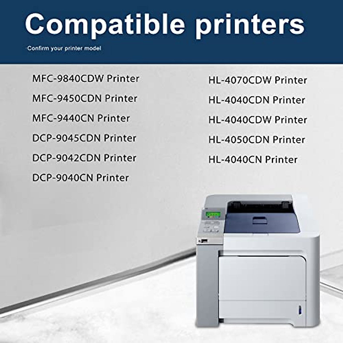 YOISNER TN-110 Toner Set Compatible TN110 Black Cyan Magenta Yellow Replacement for Brother TN110 DCP-9040 9042 9045 HL-4040 4050 4070 Printer (5PK, 2BK/1C/1M/1Y)