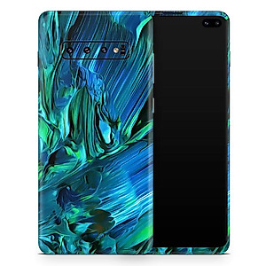 DesignSkinz Blurred Abstract Flow V8 Protective Vinyl Decal Wrap Skin Cover Compatible with The Samsung Galaxy S20 (Screen Trim & Back Glass Skin)