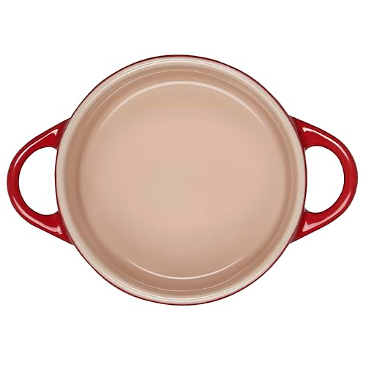 Le Creuset Stoneware Mini Round Cocotte, 8 oz., Cerise