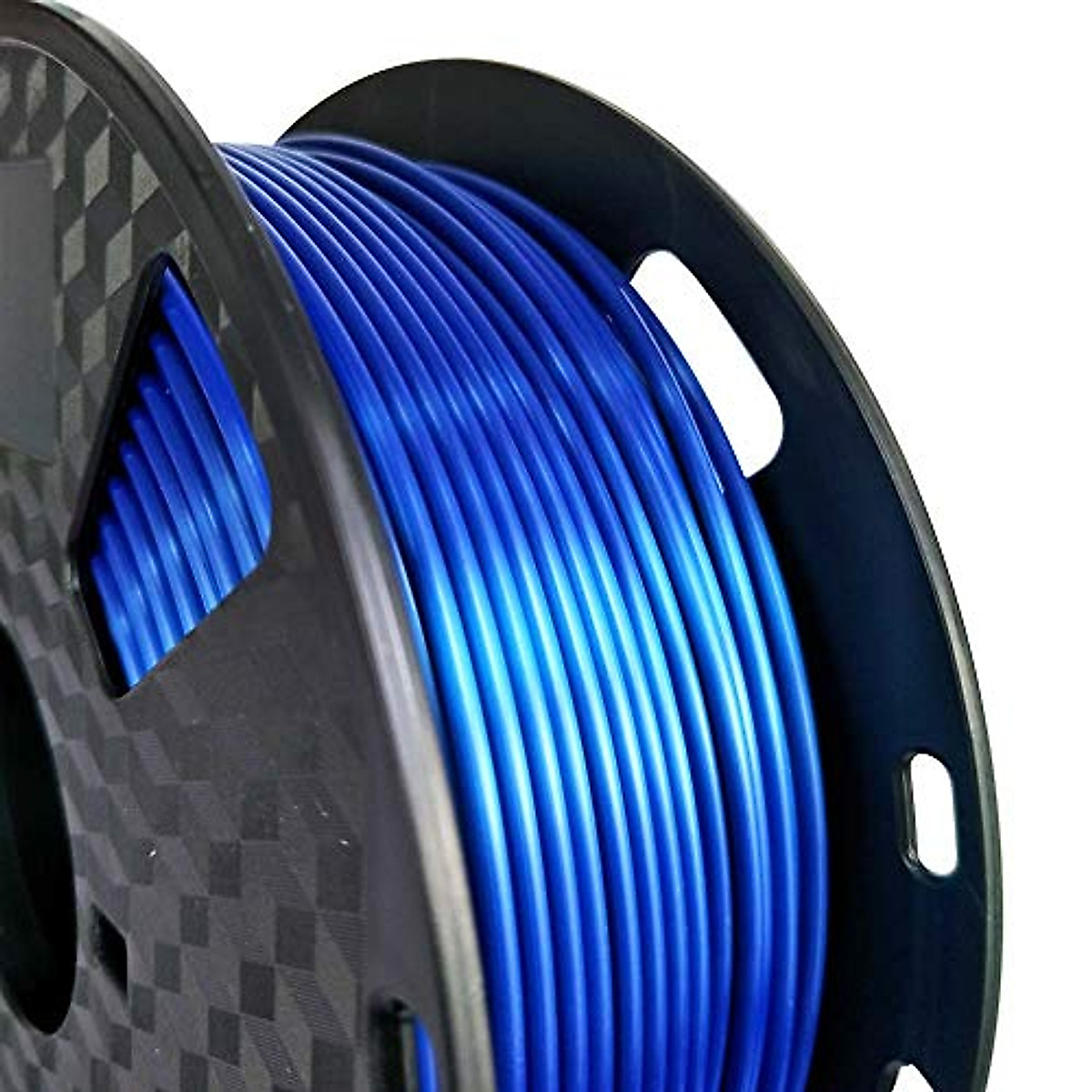 2.85mm Silk Sapphire Blue 3D Printer PLA Filament 1KG 2.2LBS Silky Feeling Shine Shiny Dark Deep Blue Material CC3D Shiny Blue 3 mm
