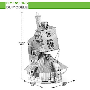 Fascinations Metal Earth Harry Potter The Burrow 3D Metal Model Kit