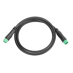 Pilipane Bicycle Computer Extension Cable, Electric Bike Display Extension Cable Waterproof Electric Bicycle Computer 5Pin Extension Cable for Bafang(Male Head)