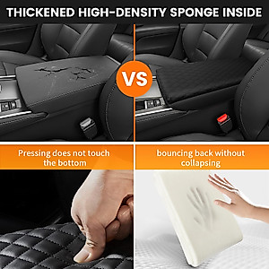 Rilsen Honda Accord 2023 2024 2025 Center Console Cover Armrest Cover Armrest Cushion Pad Cover for Honda Accord Accessories