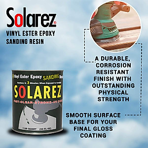 Solarez UV Cure Vinyl Ester Epoxy Laminating Resin (4 Oz) Ultra CLEAR Corrosion Resistant Resin ~ Boat-PWC Repair, Canoe, Composite, Fabrication, Wood, Pool, Tub, Hobby, Modeling, Made in The USA!