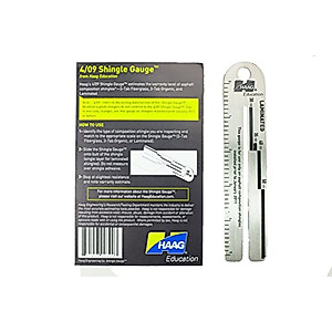 Haag 4/09 Shingle Gauge