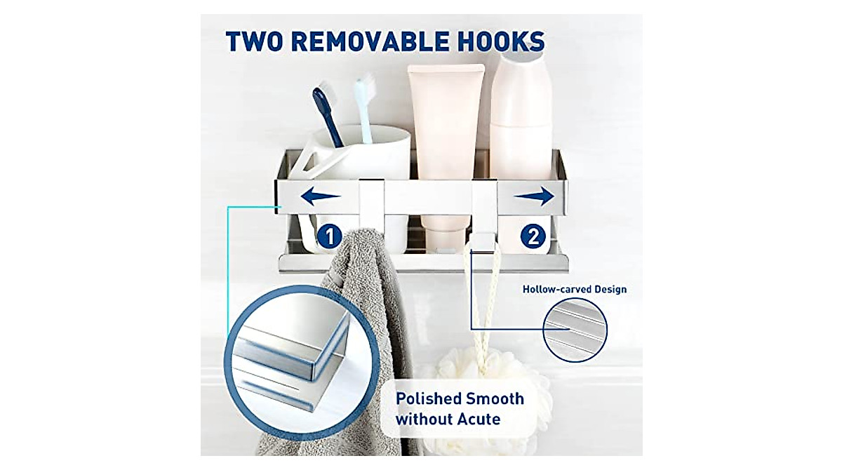 HCHANGEN Shower Caddy - No Drill, Waterproof Design