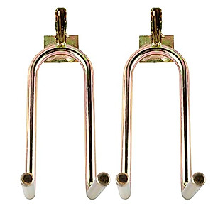 NovelBee 2pcs E-Track J Hook Tie Down Anchors with X-Track J Hook Hanger,Heavy Duty Shovel Tool Hanger Hook for Cargo Storage Shelf