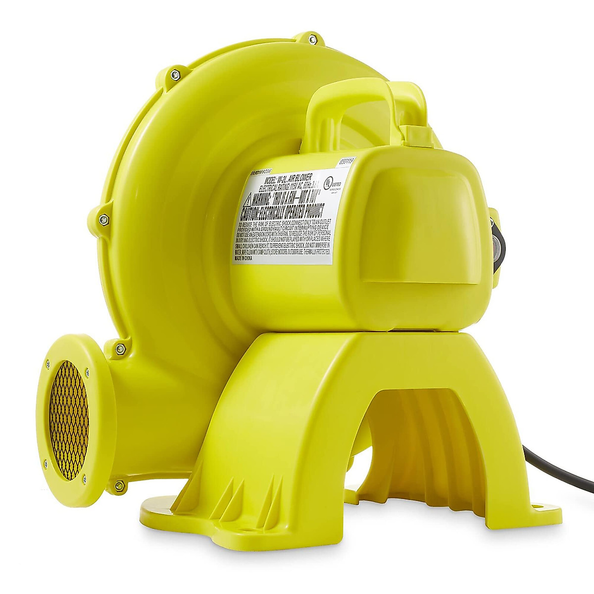 Cloud 9 Inflatable Bounce House and Blower, Rocket Theme Bouncer for Kids with Slide, Includes Stakes and Repair Patches