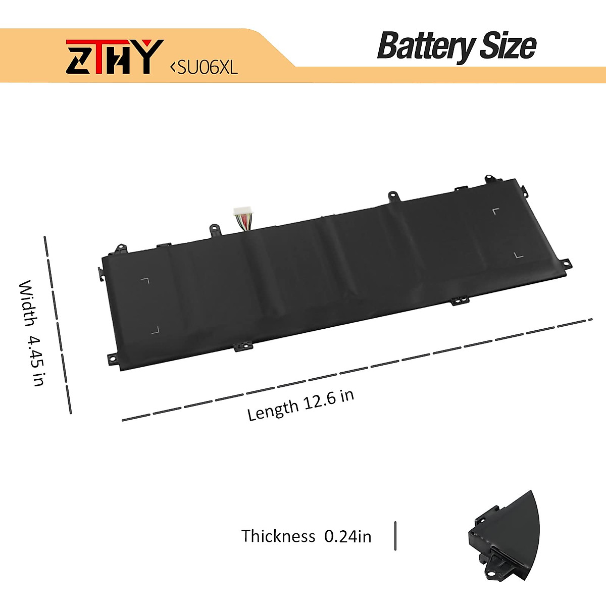 ZTHY SU06XL Battery Replacement for HP Spectre X360 15-DF 15T-DF 15-DF0XXX 15-DF1XXX 15T-DF100 15-DF0013DX 15-df1033dx 15-DF0033DX 15-DF1043DX 15-DF0043DX 15-DF0070NR L29048-271 L29184-005 SU06084XL
