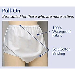 Sani-Pant Pull-On Cover-Up Washable Brief, Medium