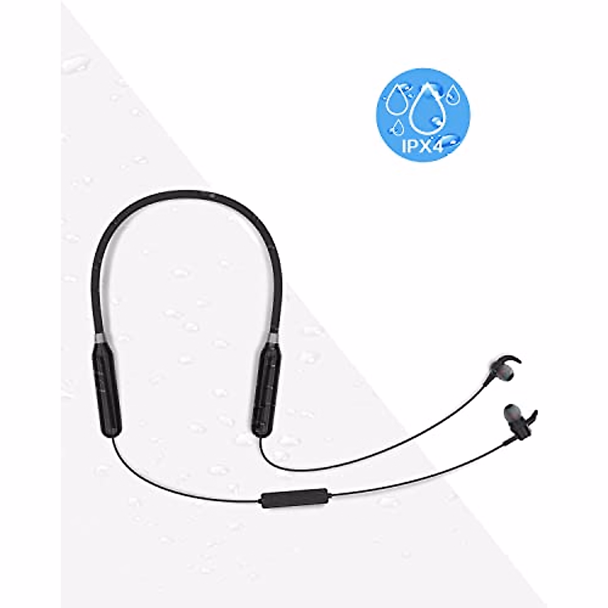 OINMELY 150Hours Playtime Bluetooth Neckband Headphones V5.0 Wireless Headset Sport Earbuds w/Mic Playtime Cordless Noise-Canceling Earphones for Gym Running Compatible with iOS Samsung Android
