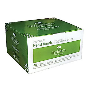 Intrinsics Intrinsics disposable head bands - 2.5" wide x 15" long - 48 count