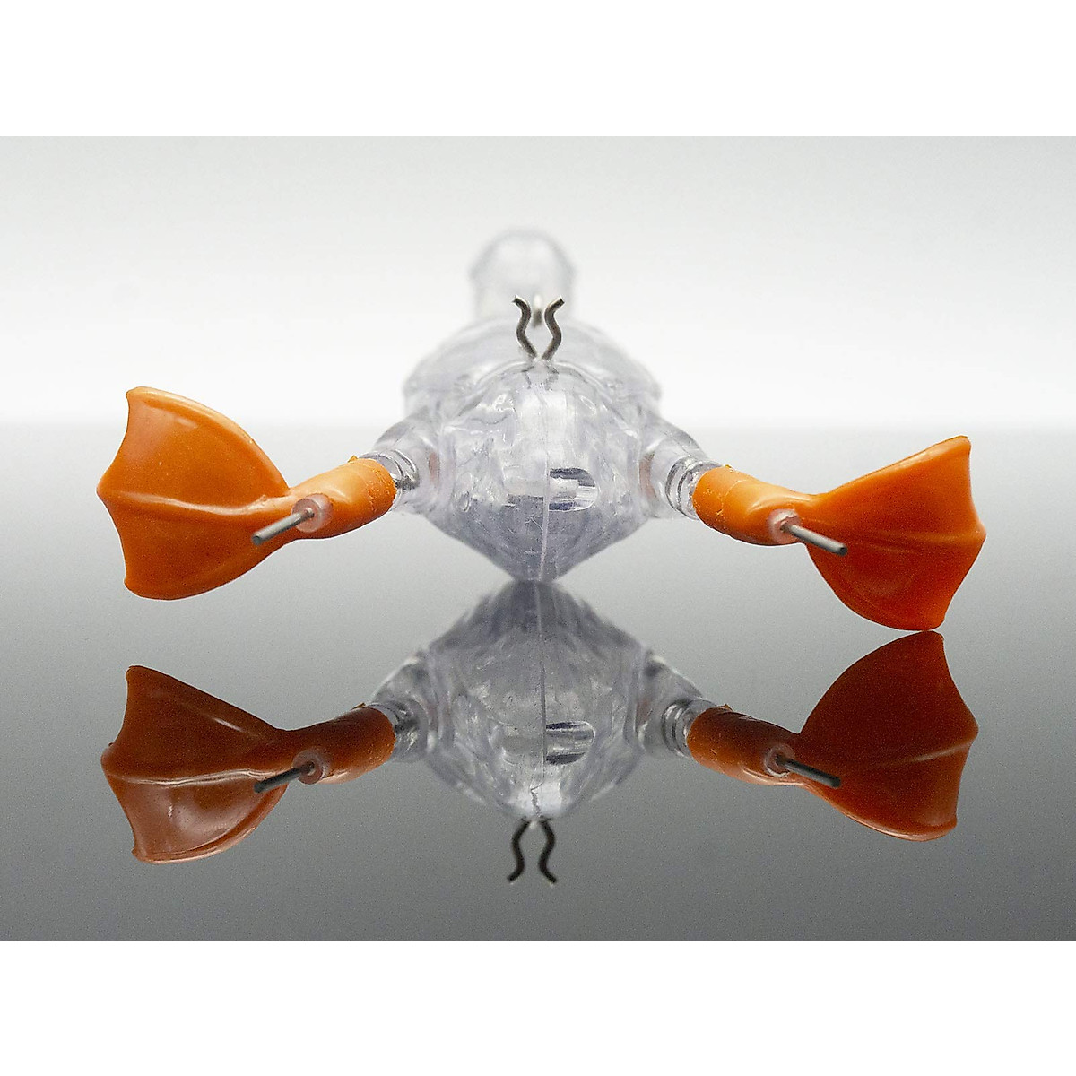 Duck Bait 5PCS Blank Unpainted top Water Fishing Lures Clear Hard Duck 1#