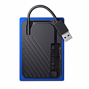 Western Digital 1TB My Passport Go SSD Cobalt Portable External Storage, USB 3.0 - Western DigitalBMCG0010BBT-WESN