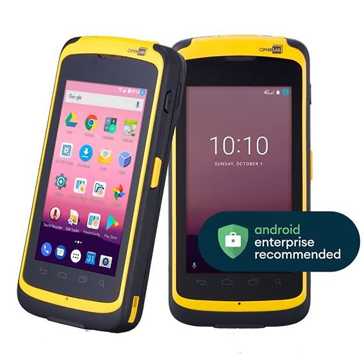 CipherLab RS51 2D Imager Android 8.1 LTE/BT/WiFi/GPS/NFC/GMS Barcode Scanner 4.7" HD Touch Screen