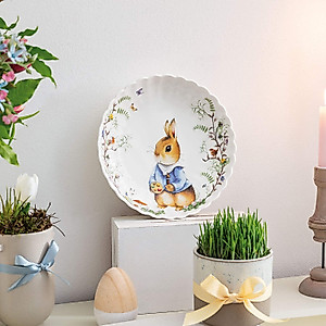 Villeroy & Boch Spring Fantasy Medium Max Bowl for Sweets, Premium Porcelain, 24 x 4.5 cm, Multi-Colour, 24 x 4.5 cm