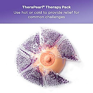 Lansinoh Breastfeeding Starter Set for Nursing Mothers, Breastfeeding Gift for Baby Showers and New Moms, Contains Nursing Essentials and Breast Therapy