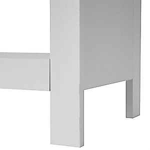 Panana TV Stand 6 Cubby Television Stands Cabinet 6 Open Media Storagefor TVs up to 80 Inches, 70 Inch (55 Inches White)